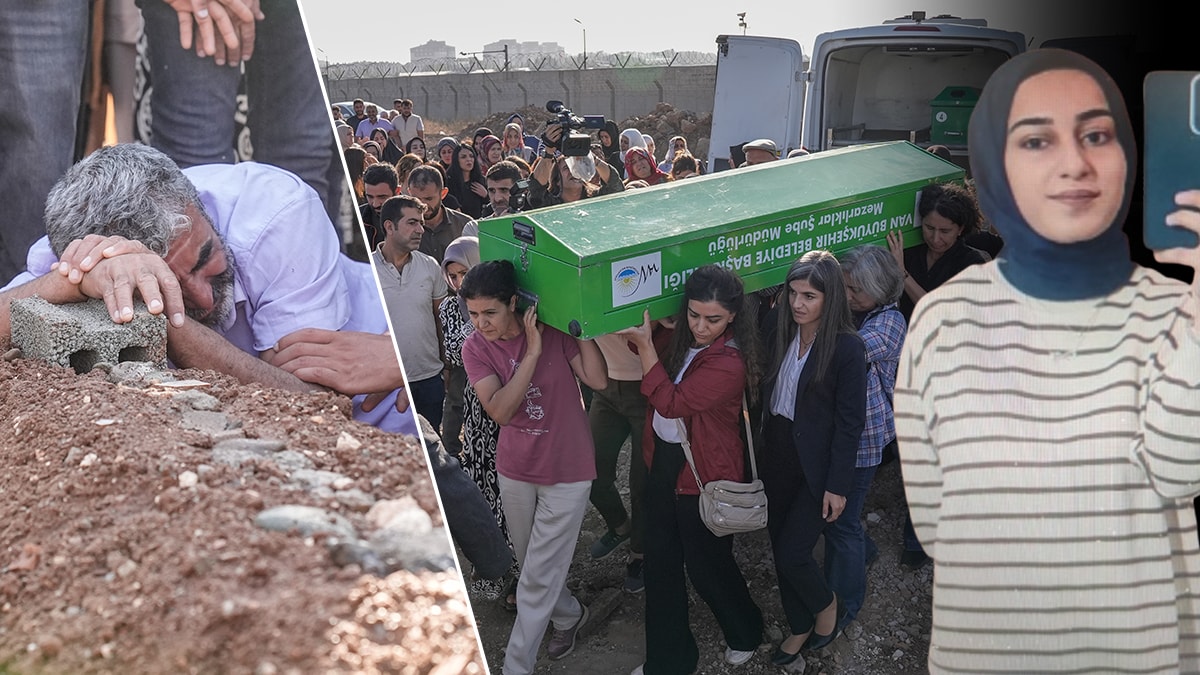 18 gün sonra cansız bedeni bulunan Rojin'e acı veda